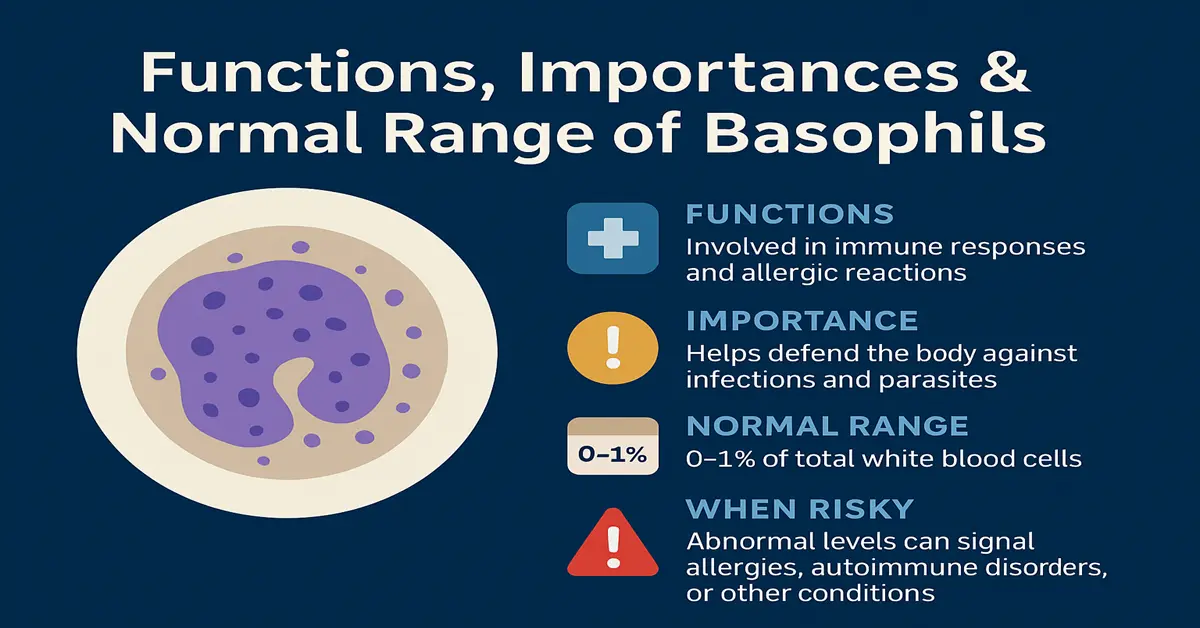 Functions, Importance & Normal Range of Basophils - ALL ABOUT TESTS