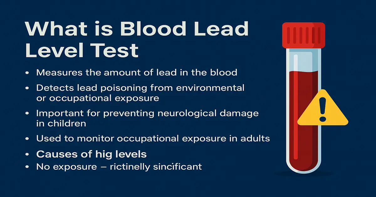 Blood Lead Level Test: Purpose, High Levels, Symptoms & Simple Guide