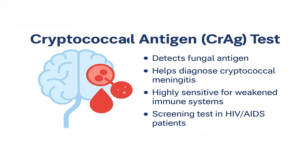 Cryptococcal Antigen (CrAg) Test – Purpose, Procedure, Normal ...