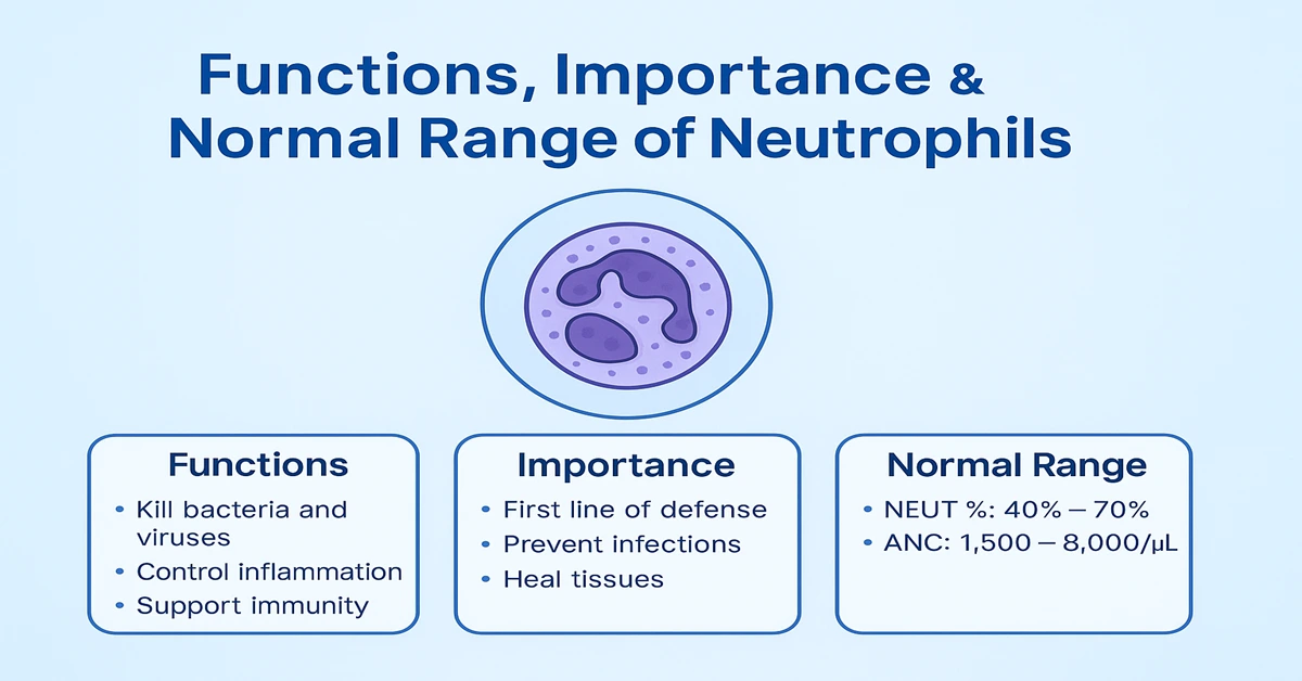 Neutrophils: Functions, Importance & Normal Ranges Explained