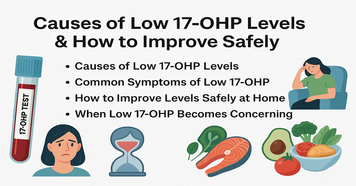Causes of Low 17-OHP Levels & How to Improve Safely