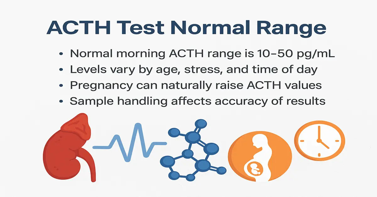 ACTH Test Normal Range: Age, Gender & Key Factors That Influence Levels