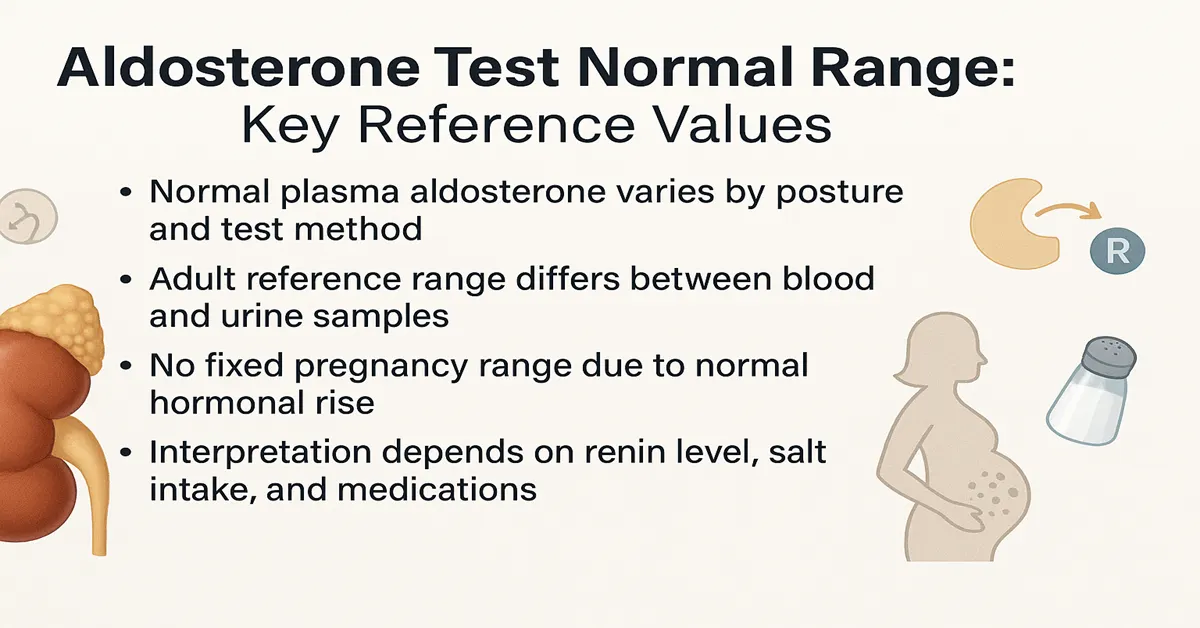 Normal Aldosterone Test Range: Age, Gender, and Pregnancy Values Explained