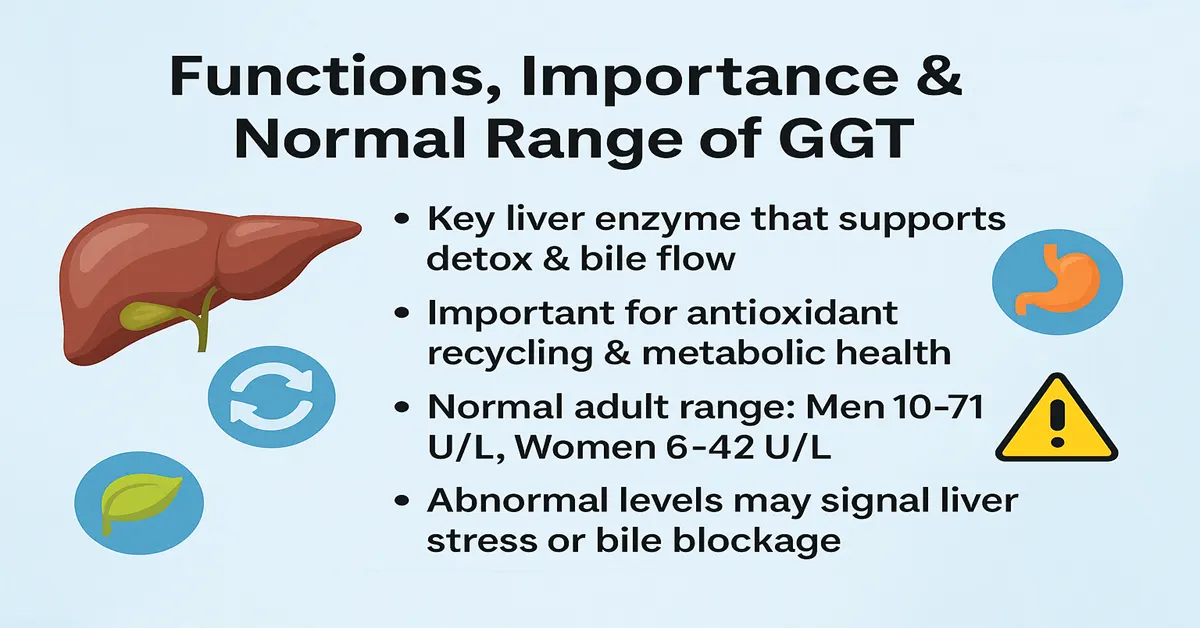 Functions, Importance and Normal Range of GGT Levels