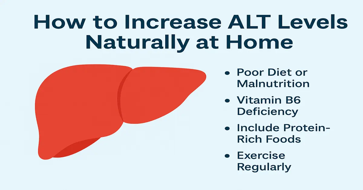 How to Increase ALT Levels Naturally at Home (Safe & Simple Guide)
