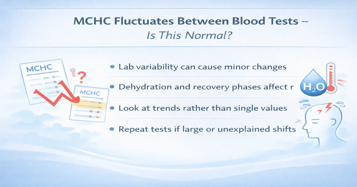 MCHC Fluctuates Between Blood Tests – Is This Normal?