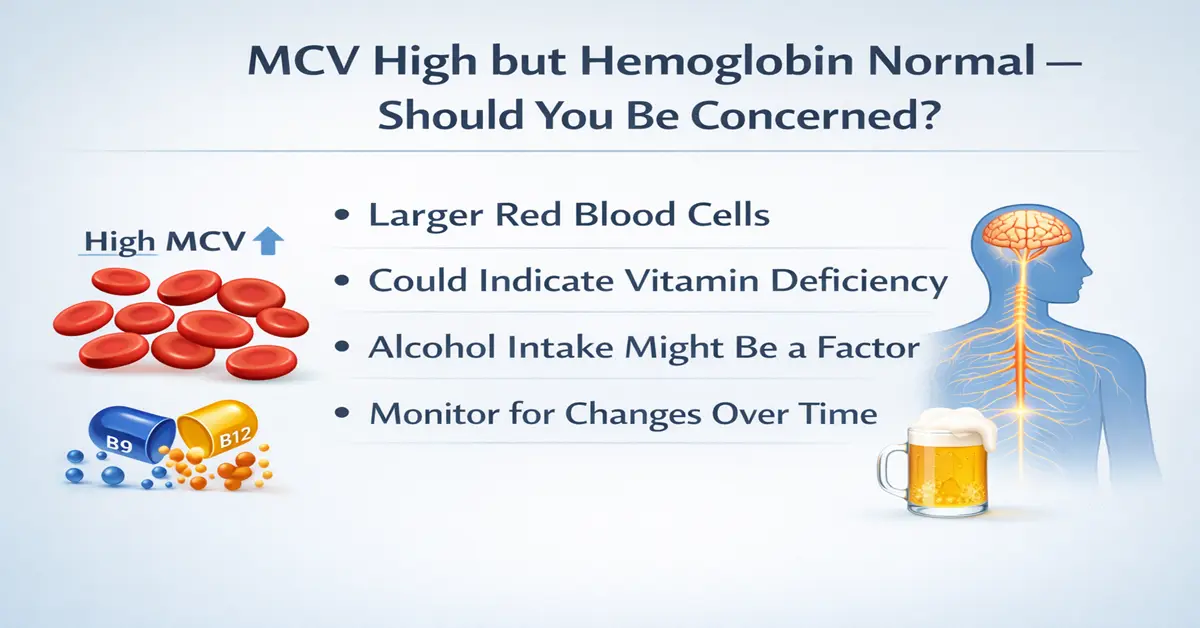 MCV High but Hemoglobin Normal – Should You Be Concerned?